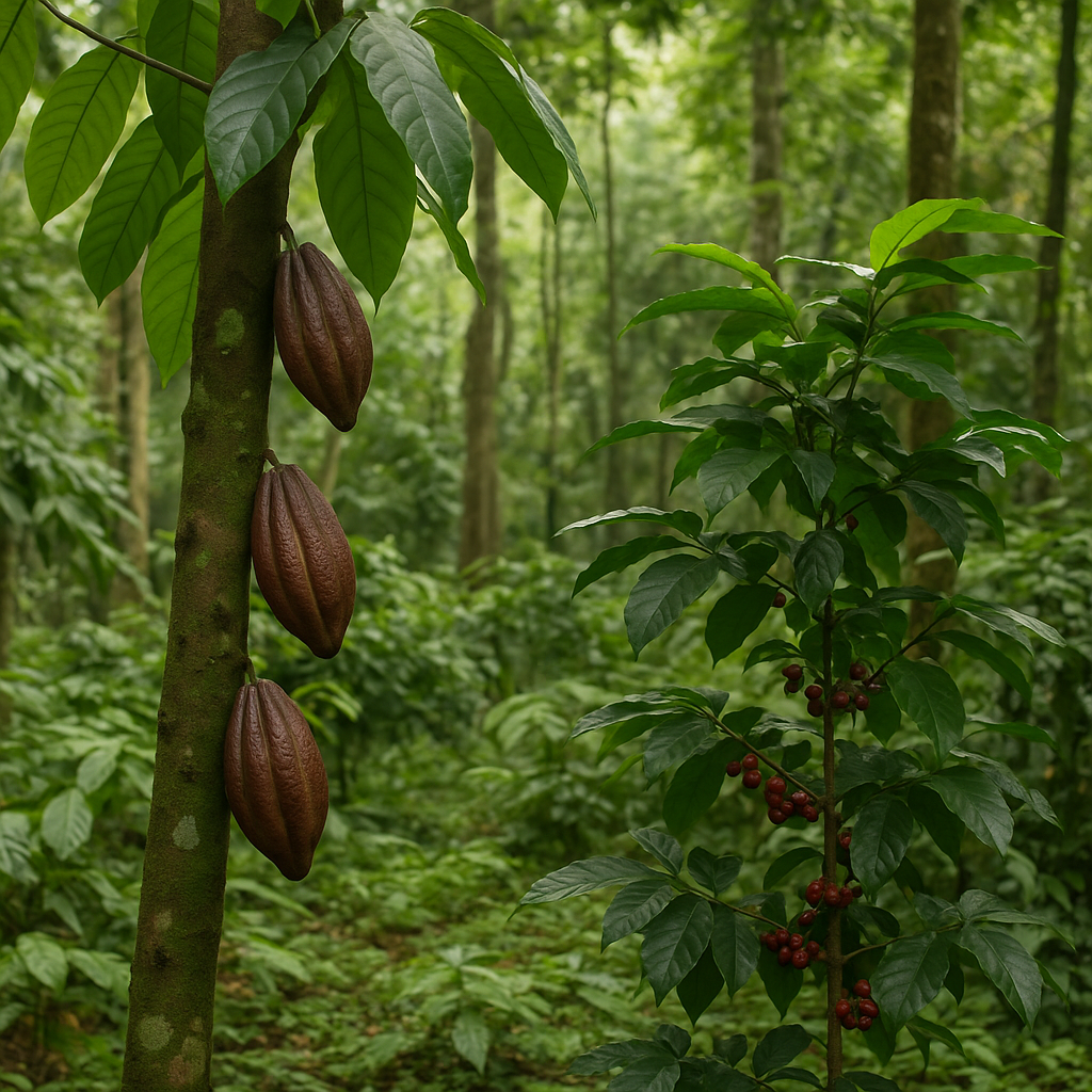 Can Coffee and Cocoa Grow Together in Ghana? | Polyculture Farming for ...
