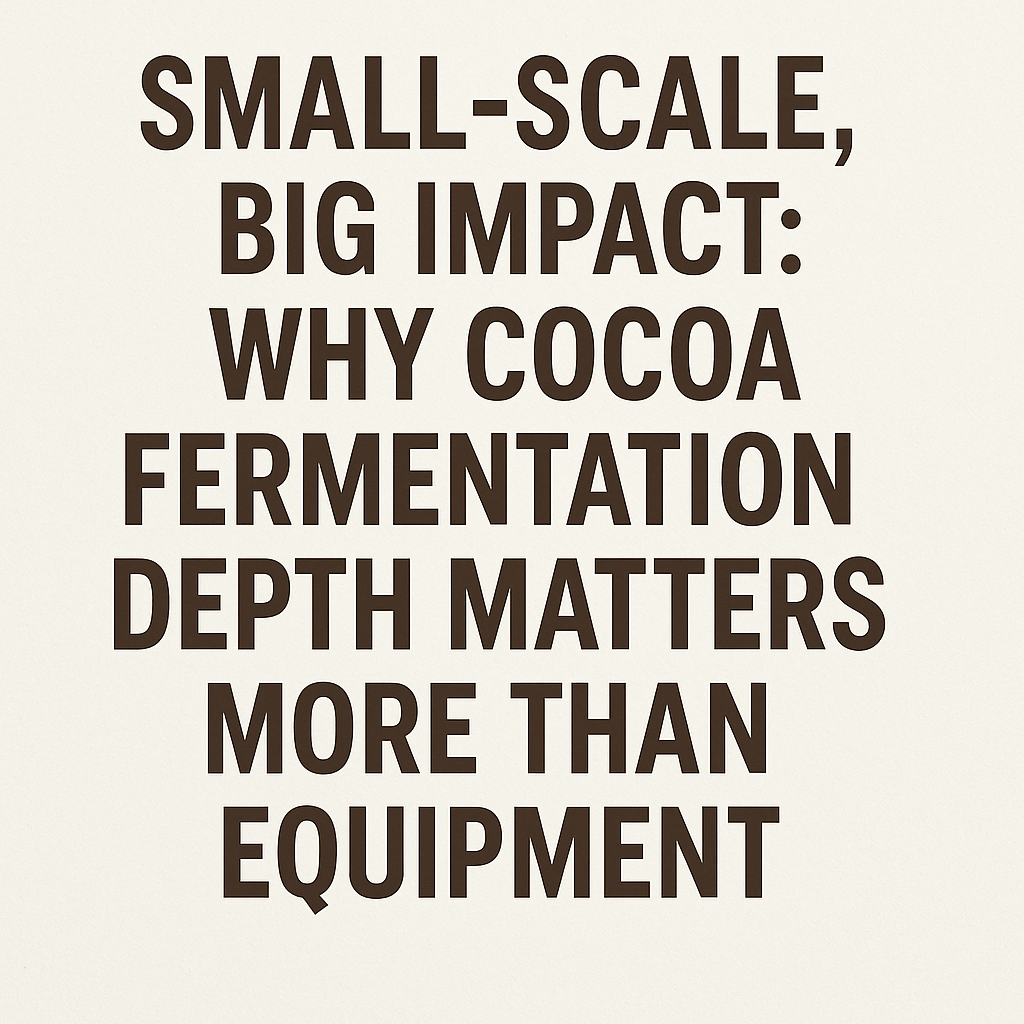 Why Cocoa Fermentation Depth Matters: Smallholder Solutions for Better ...